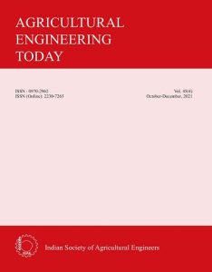 The Indian Society of Agricultural Engineers